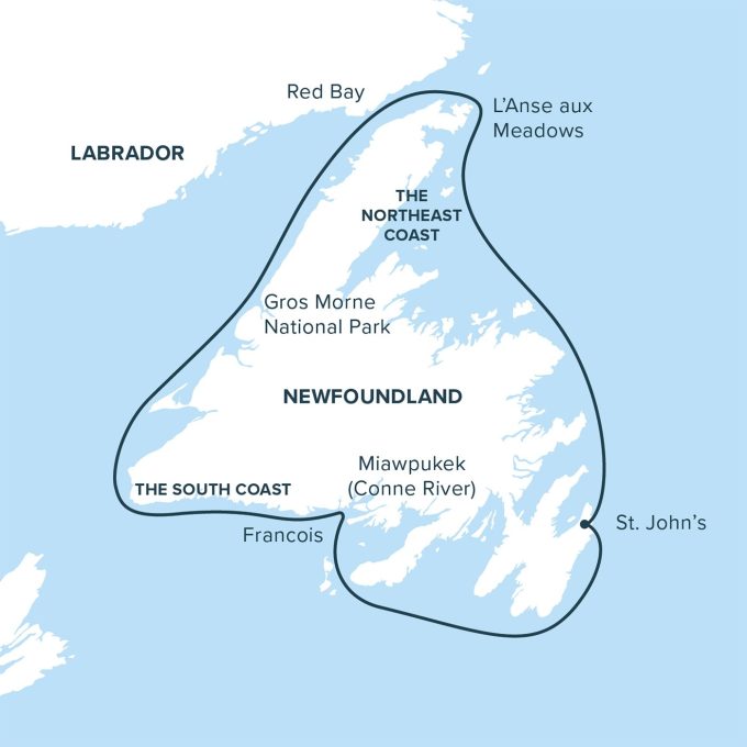 Newfoundland Circumnavigation - Itinerary & Pricing - June 13–24, 2027 ...