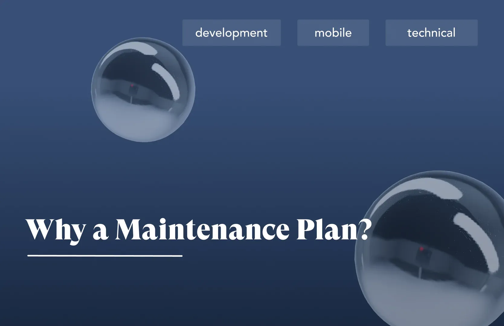 Thirdbridge | Why a Maintenance Plan?