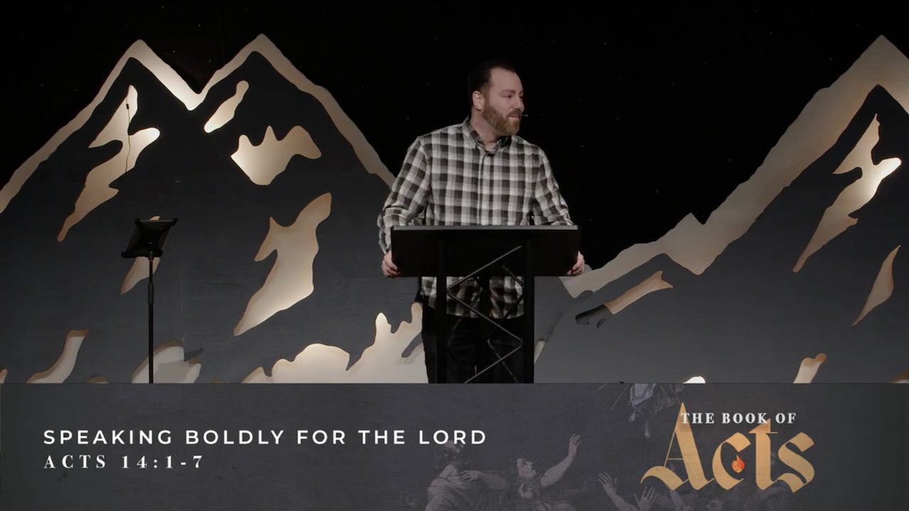 Speaking boldly for The Lord - Harvest Bible Chapel - Barrie, ON
