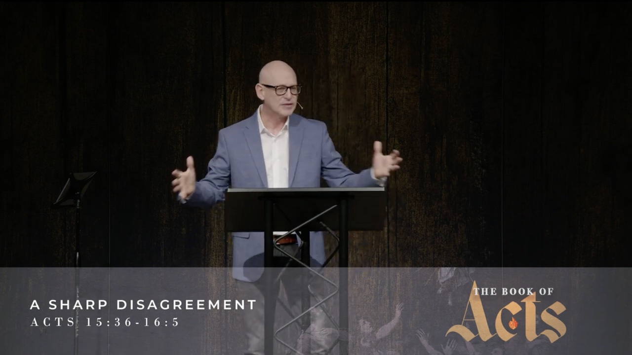 A sharp disagreement - Harvest Bible Chapel - Barrie, ON