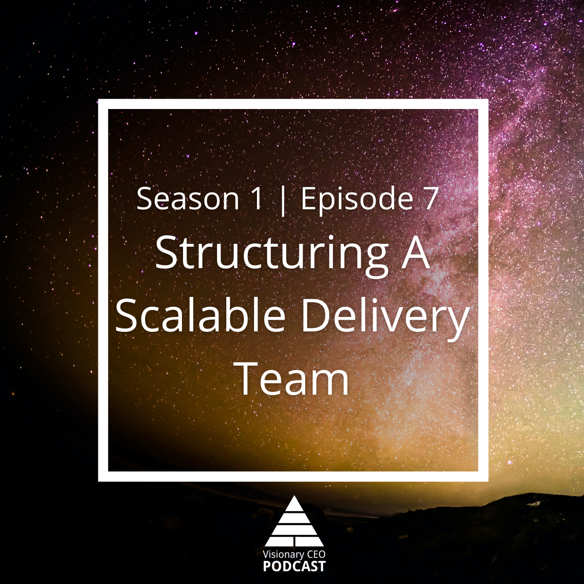 S01E07: Structuring A Scalable Delivery Team - Visionary CEO Academy