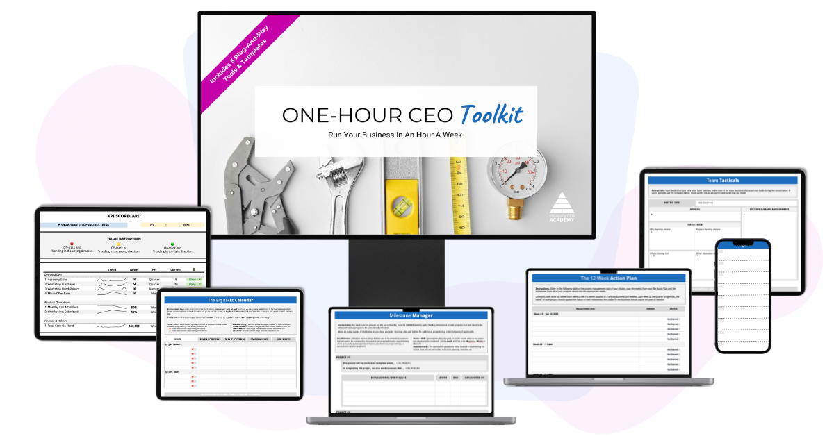 The One-Hour CEO Toolkit - Visionary CEO Academy