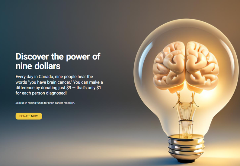 $9 Challenge - Fight Brain Cancer With Research