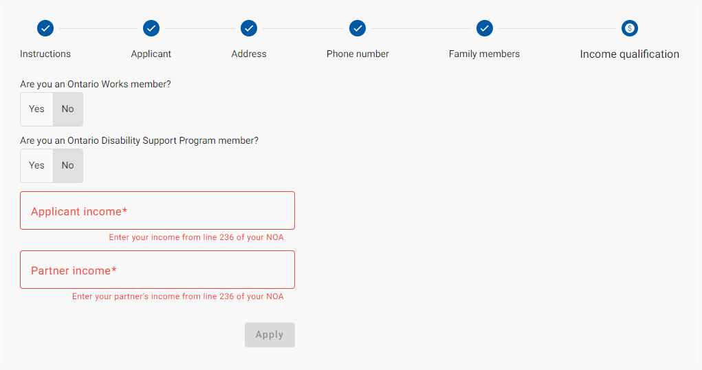 Apply for the Municipal Fee Assistance Program