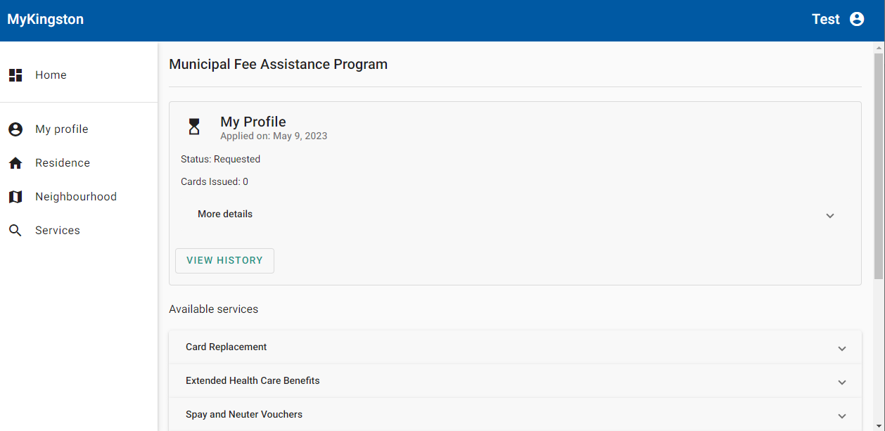 Apply for the Municipal Fee Assistance Program