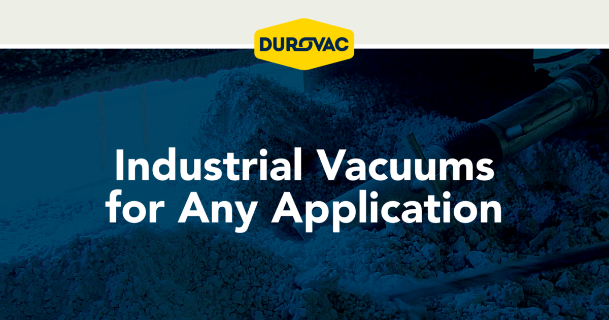 Heavy Duty Industrial Vacuum Cleaners | DuroVac