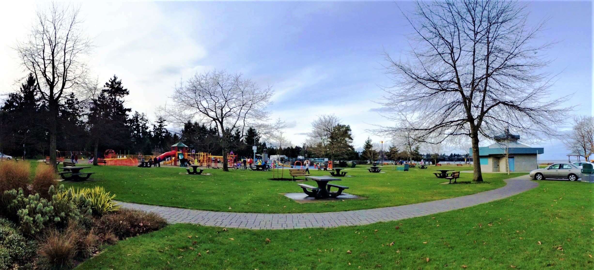 Work continues on Lions Ventureland Playground - pouring of concrete ...