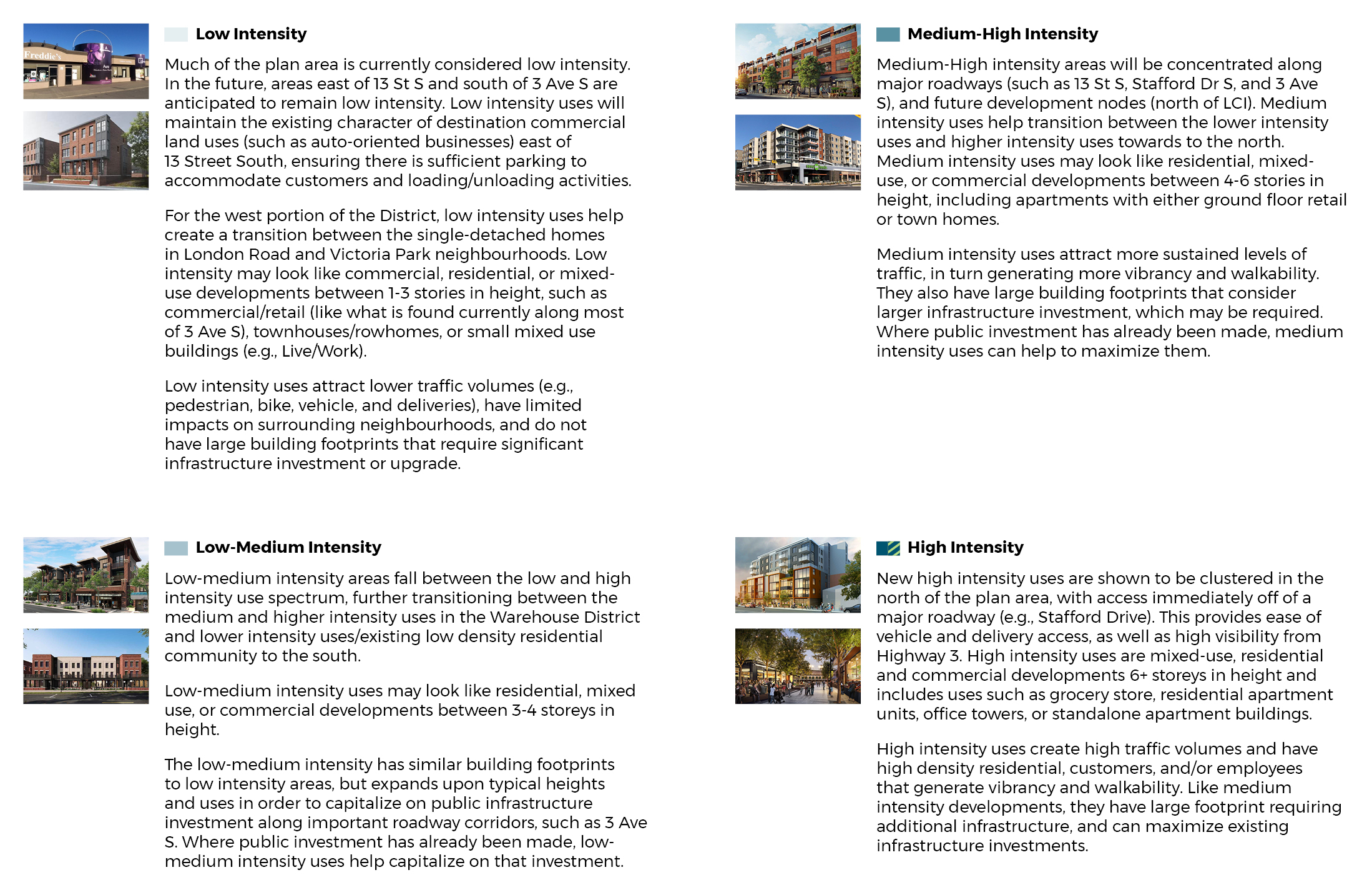 4) Land Use Intensity | Warehouse District Area Redevelopment Plan ...