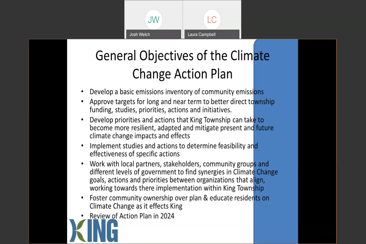King Climate Change Action Plan | SPEAKING - Your voice, our community