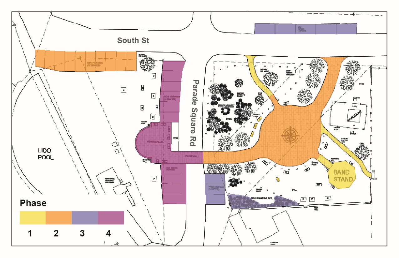 Phase 1 Nearing Completion | Parade Square Beautification Project ...