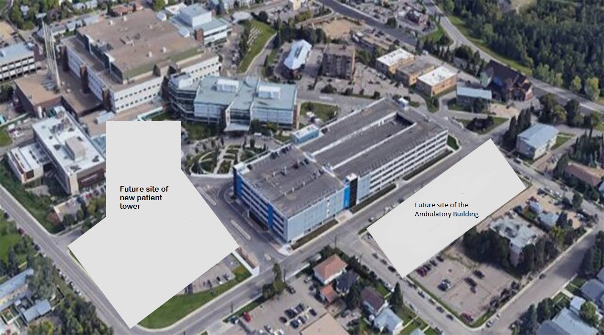Temporary closure of parking stalls at Central Alberta Cancer Centre ...
