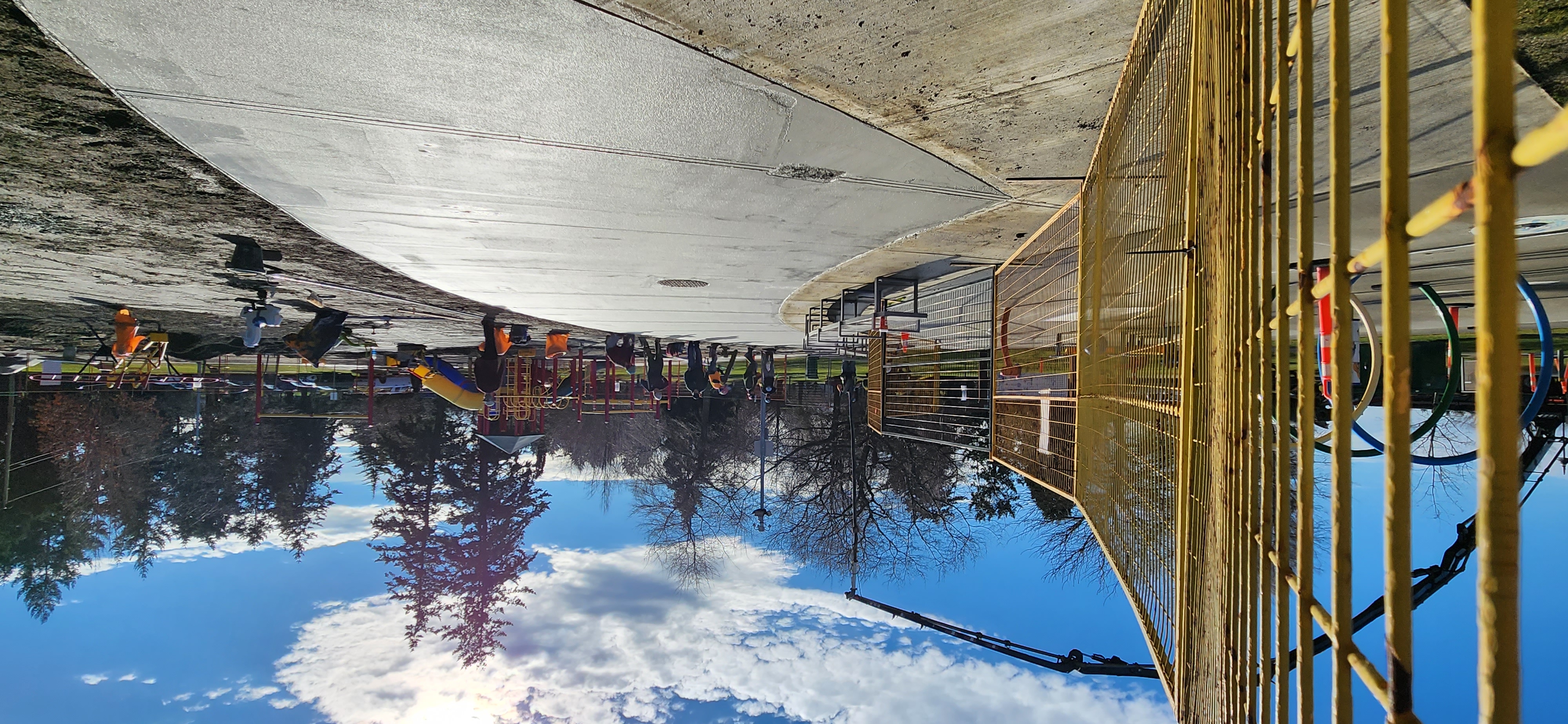 Work continues on Lions Ventureland Playground - pouring of concrete ...