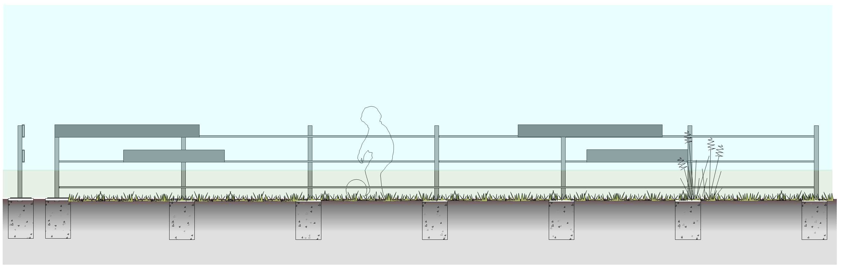 West Vancouver Community Centre Great Lawn Safety Fence Design ...