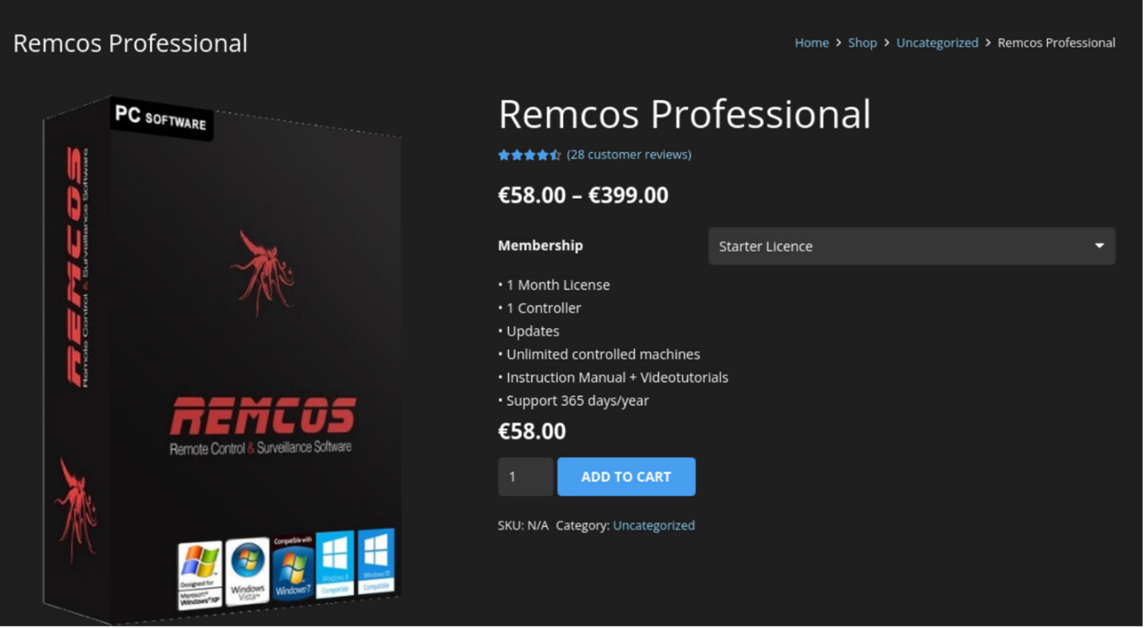 ESentire Remcos RAT
