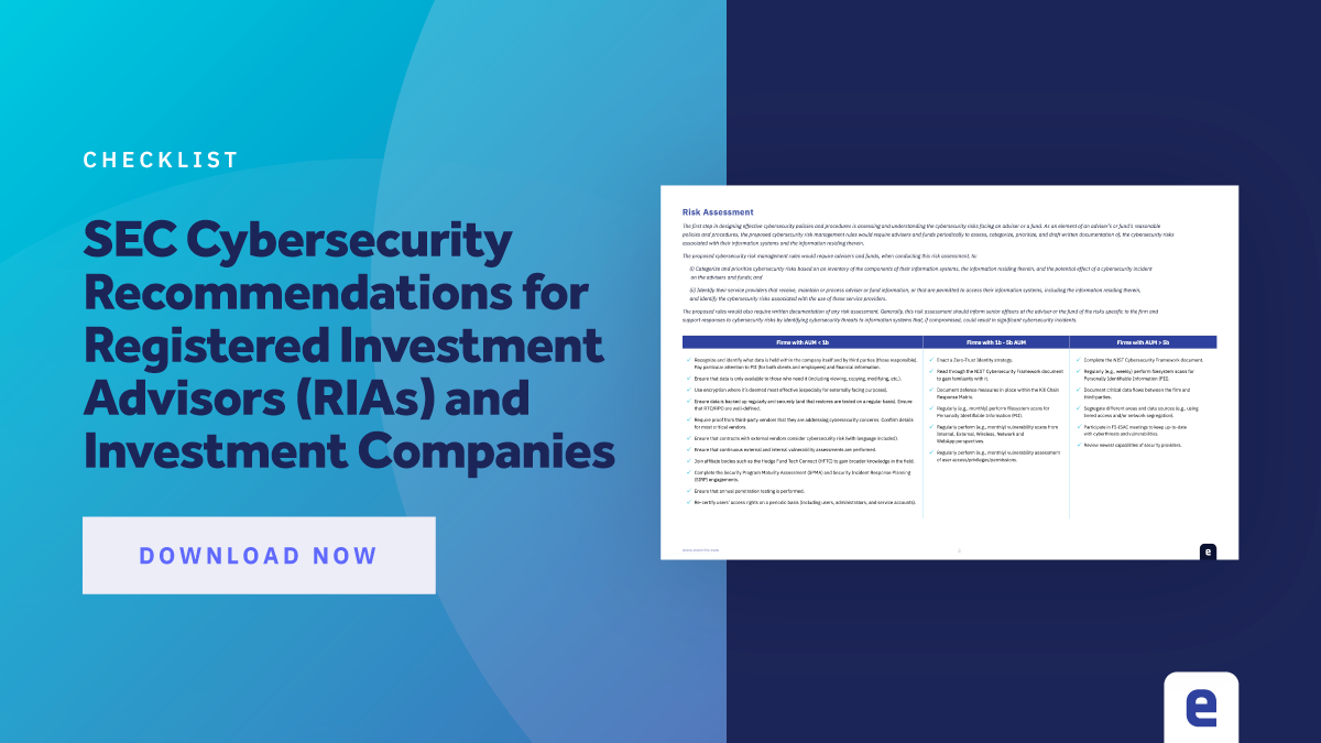 SEC Cybersecurity Recommendations for Registered… | eSentire