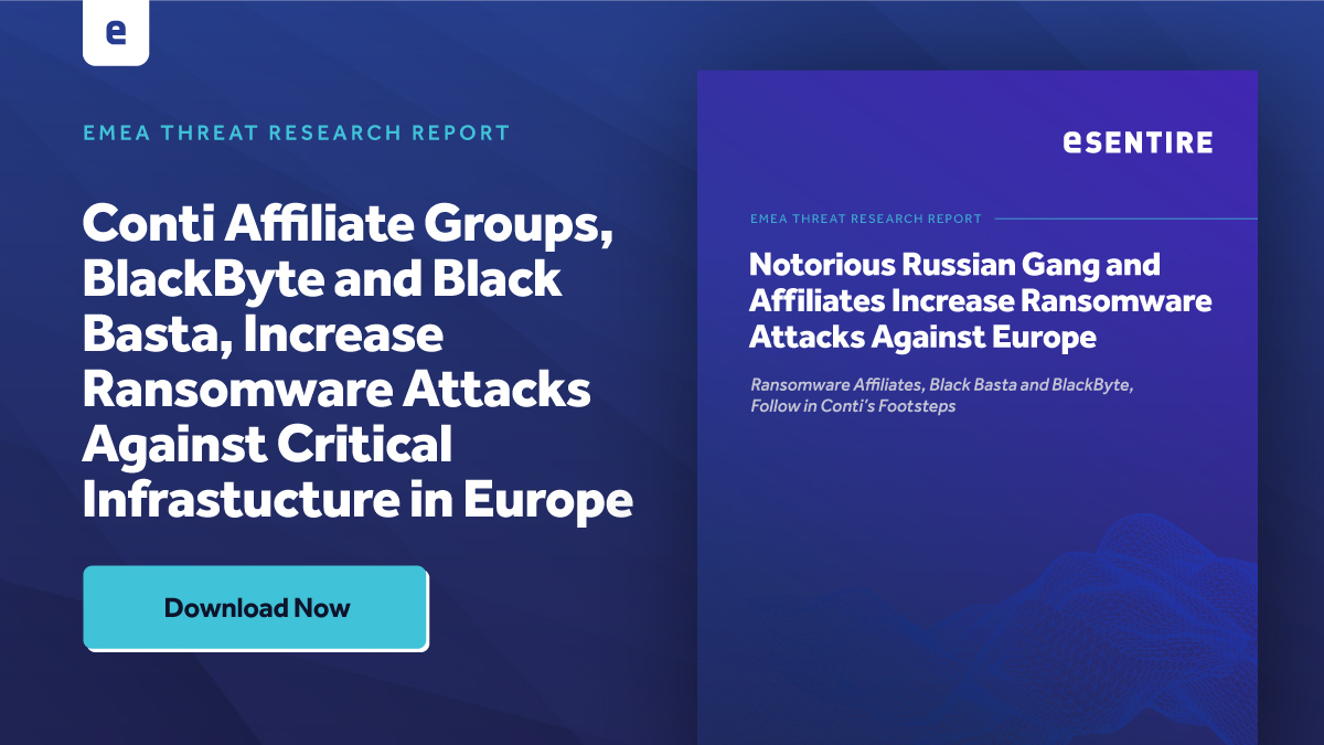 eSentire | EMEA Threat Research Report: Notorious Russian Gang and…