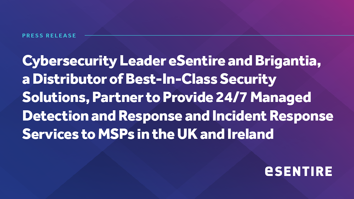 eSentire | Cybersecurity Leader eSentire and Brigantia Partner to…