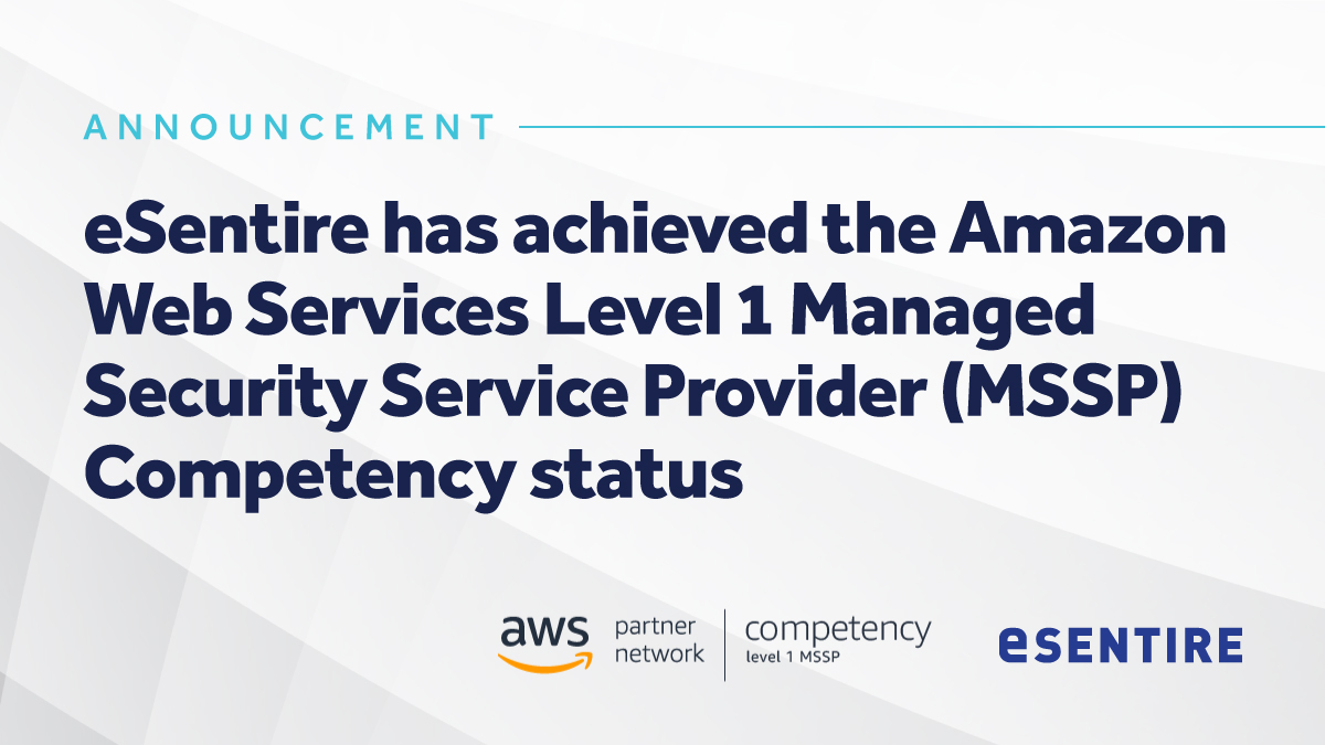eSentire Achieves AWS Level 1 MSSP Competency Status | eSentire