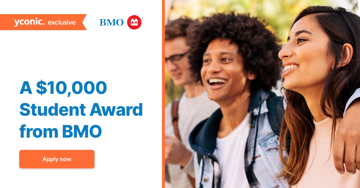 Yconic | $10,000 Student Award from BMO