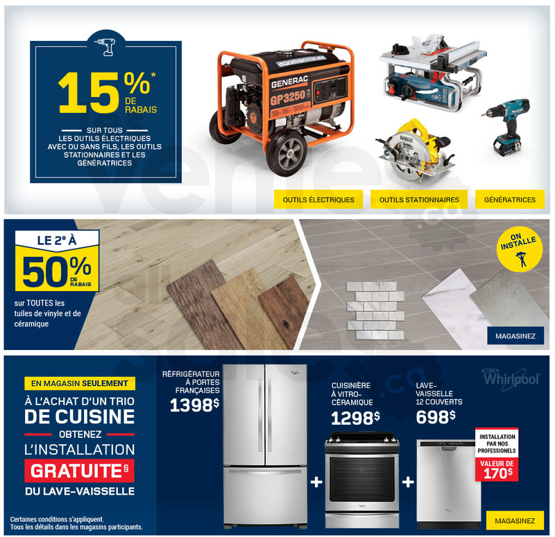 Promotions RONA L'entrepôt | lesventes.ca