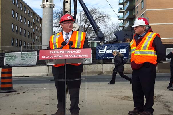 Ontario Taking Action To Protect Drill Rig Operators - Media Events