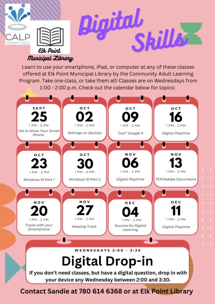 Digital Skills Class, English Conversation Class & Canadian Adult ...