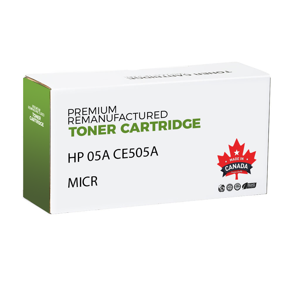Remanufactured HP 05A CE505A MICR Black Toner Cartridge at InkJetSuperStore