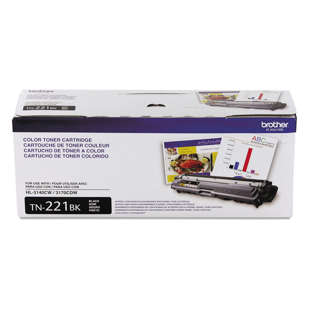 Brother TN-221 Original Black Toner Cartridge at InkJetSuperStore