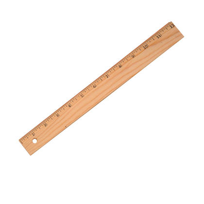 Westcott Wooden Ruler Plain Edge, 30cm / 12" 123InkCartridges 123Ink.ca ...