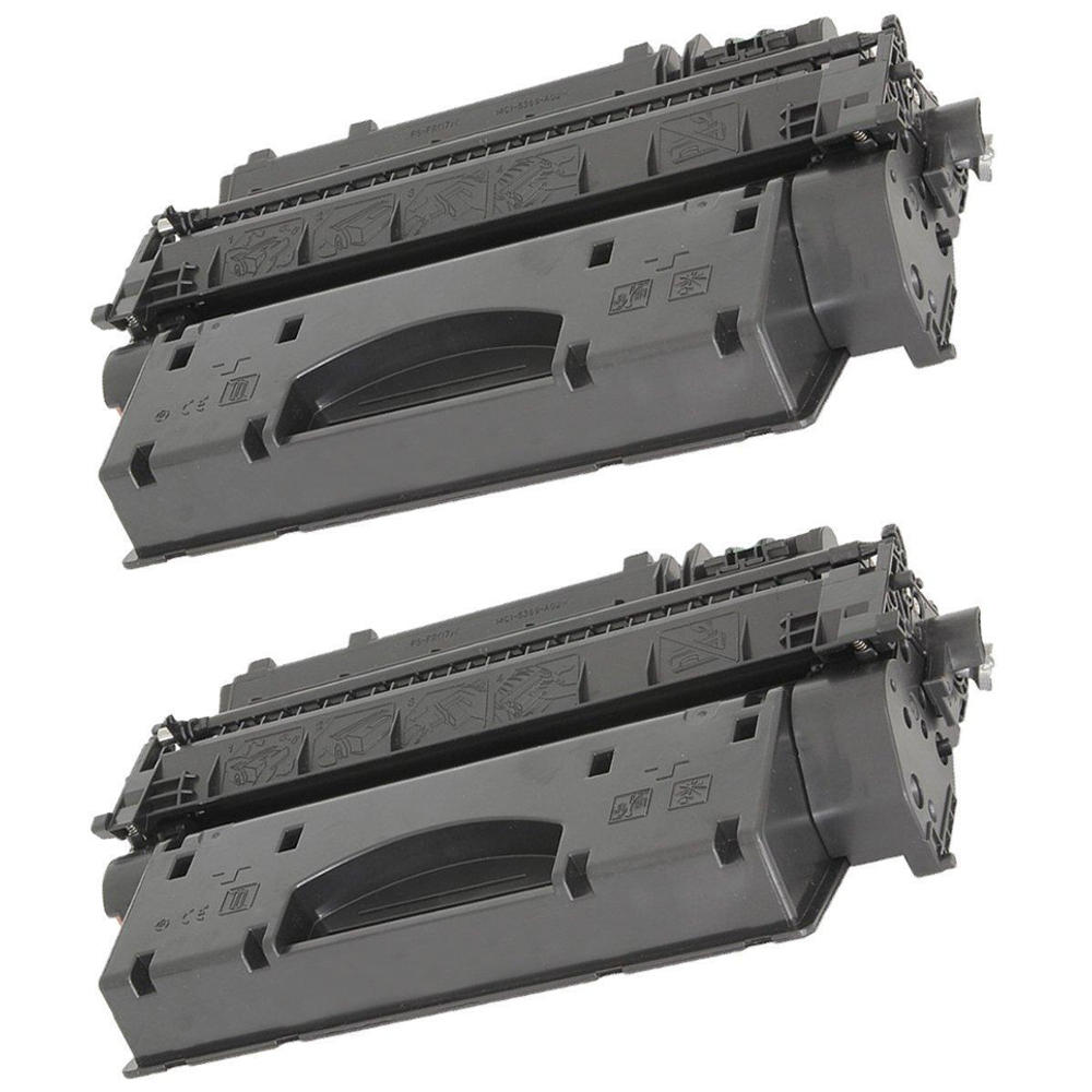 Compatible HP 80X CF280X Black Toner Cartridge - Economical Box - 2 ...