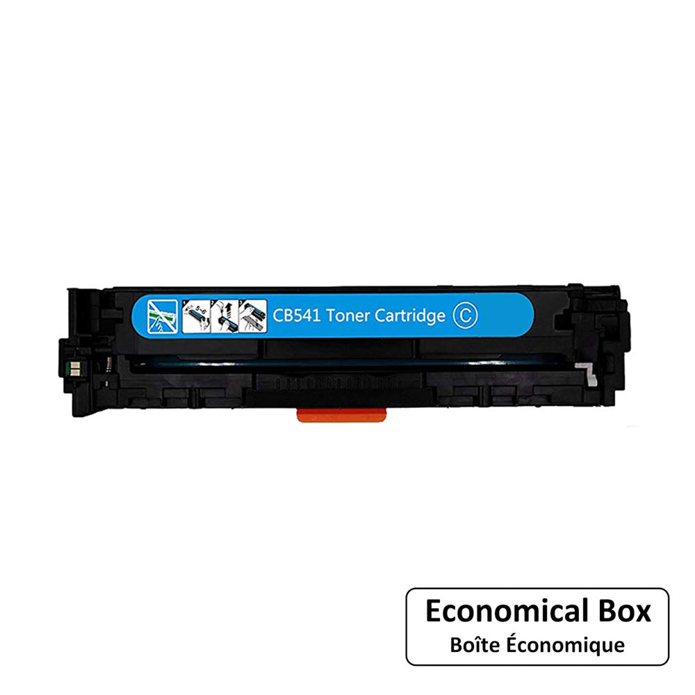 Remanufactured HP 125A CB541A Cyan Toner Cartridge - Economical Box at ...