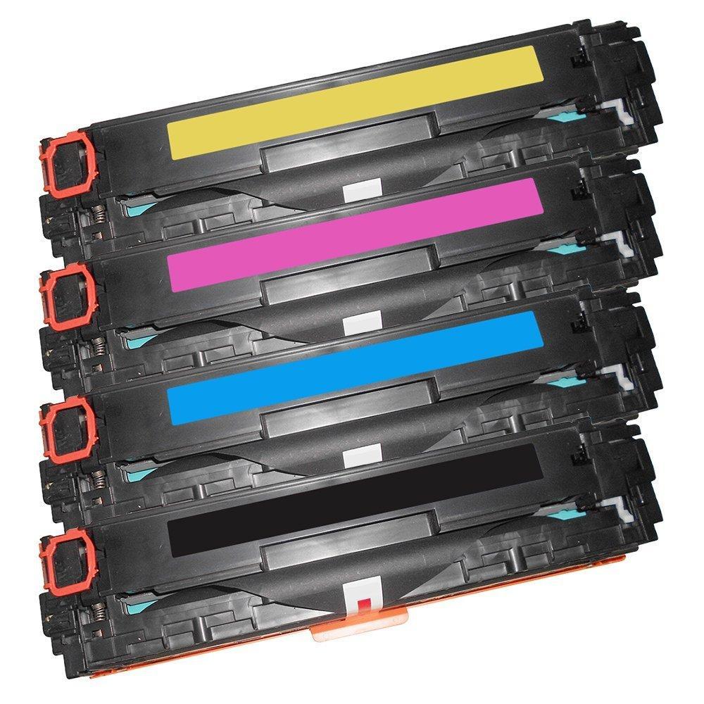 Remanufactured HP 125A Toner Cartridge Combo BK/C/M/Y - Economical Box ...