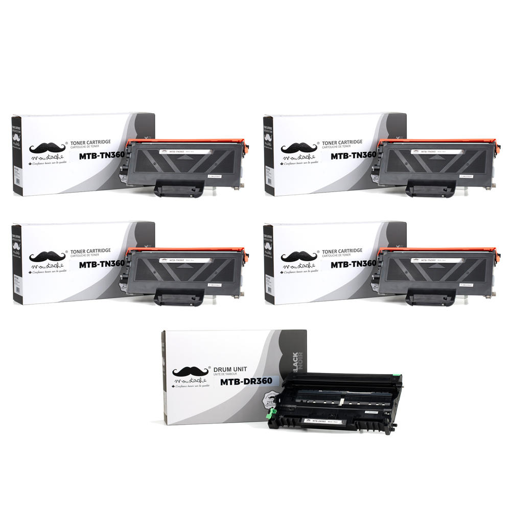 Brother TN360 DR360 Compatible Toner Cartridge and Drum Combo ...