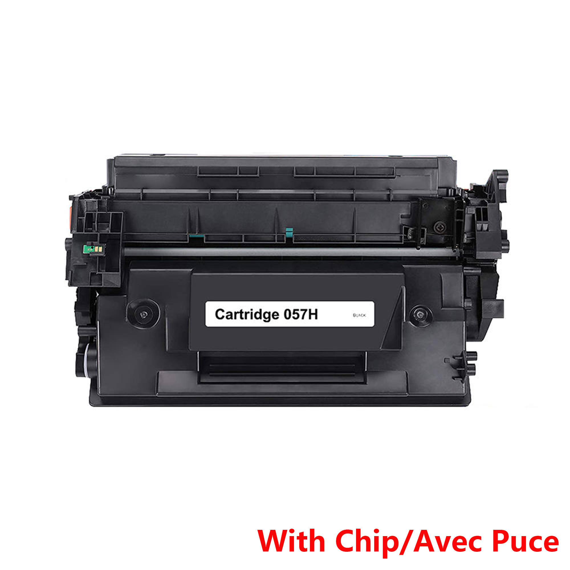 Canon 057H WITH CHIP Compatible Black Toner Cartridge High Yield - With ...