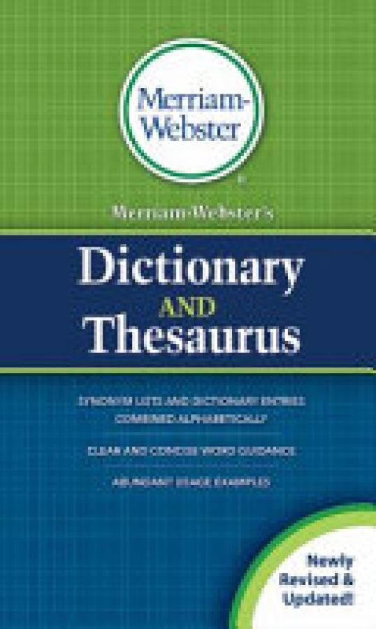 Merriam-Webster's Dictionary and Thesaur - Western Campus